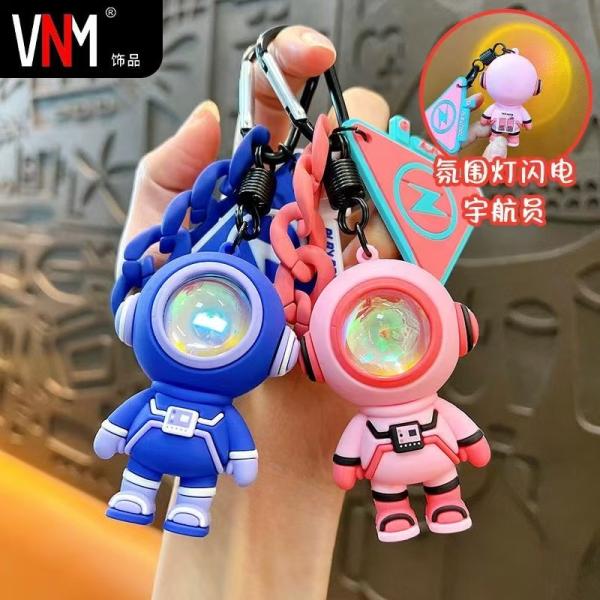 Quality Fashionable Phone Chain Strap Cute Astronaut Key Chain Customizable for sale