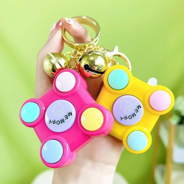 Quality Square Memory Game Console Keychain Funny Cute Fashionable High Precision for sale