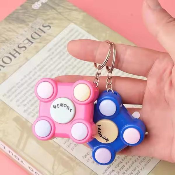Quality Square Memory Game Console Keychain Funny Cute Fashionable High Precision for sale