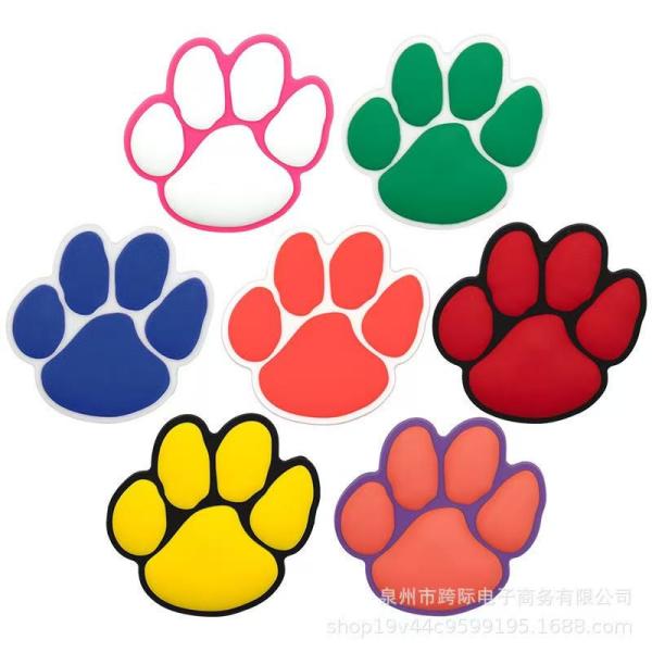 Quality Beach Bag Toys Keychain Multicolor PVC Soft Rubber Bogg Bag Charms for sale