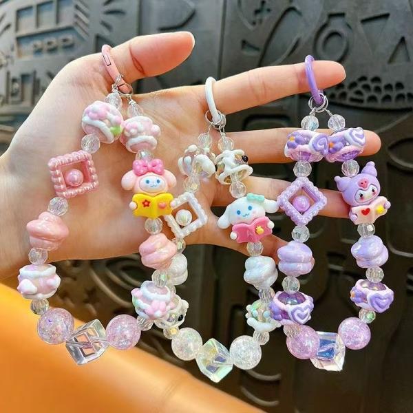 Quality Detachable Phone Chain Strap Phone Bracelet Strap With Tether Elegant for sale