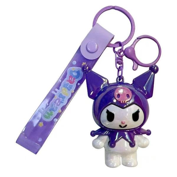 Quality Schoolbag Kuromi And Melody Keychain 3D Design Multi Functional High Precision for sale