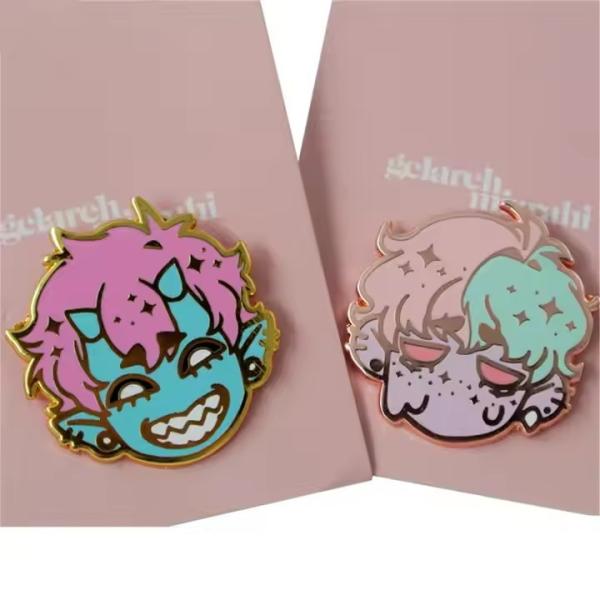 Quality Custom Metal Enamel Pins With Backing Cards Heat Resistance High Precision for sale