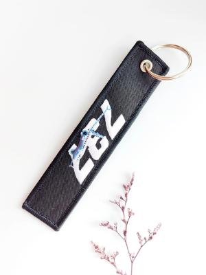 China Clavedero de aviación 737 personalizado - OEKO-TEX® Poliéster + grabado con láser en venta