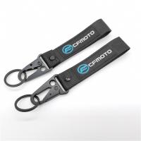 Quality Premium Custom CFMOTO Key Lanyards - Industrial Metal Clips + Bold Brand Weaving for sale