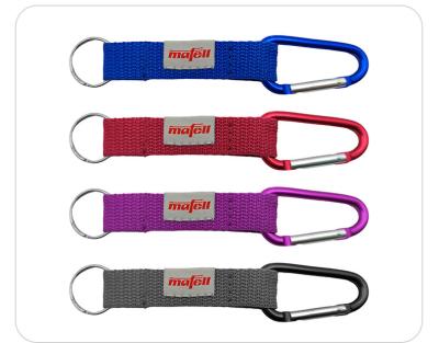 China Personalized Carabiner Keychains - Durable Outdoor Design + Scratch-Proof Fabric Straps for sale