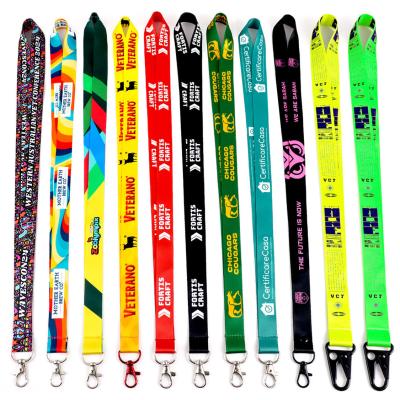 China Hot Sale High Quality Custom Lanyard Nylon Lanyards Silk Screen Printing Lanyards With Logo Custom for sale