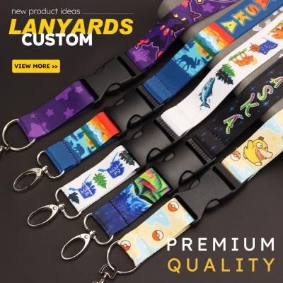 China Personalized Neck Tool Printing Polyester Sublimation Custom Lanyards With Logo Custom for sale