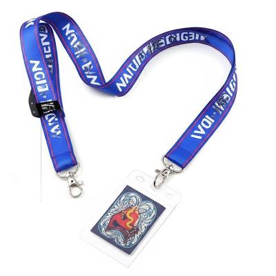 China Custom Promotional Breakaway Lanyard with Anti-Loss Design Made of Durable Washable Polyester for sale