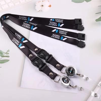 China Manufacturer Custom Polyester Sublimation Lanyards with Logo Personalized Neck Tool Silk Screen Printing Lanyards for sale