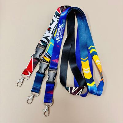 China Embroidered Logo Lanyards Custom Make Your Own Logo Printing School Neck Strap Lanyard With Id Card Holder for sale