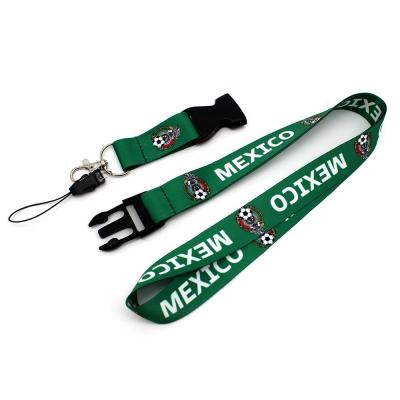 China Custom Lanyards with Woven Nylon and Polyester Featuring Custom Logos and Breakaway Clasp for Promotional Use for sale