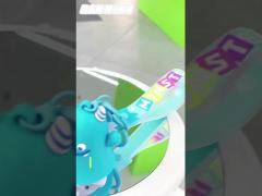 3d 동물 휴대 전화 체인 스트랩 부드러운 고무 PVC 실용적인 완전히 사용자 정의