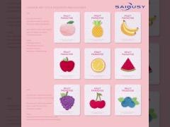 Patches de Abacaxi Joy personalizados: Decoração de ferro-em-ferro ecológica com mensagens elevadoras