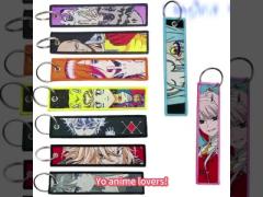 Anime Woven Keyring • Heat-transfer Graphics + Collector's Edition