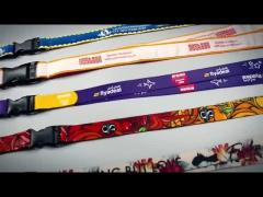 Hot Sale High Quality Custom Lanyard Nylon Lanyards Silk Screen Printing Lanyards With Logo Custom