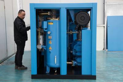 Cina Compressore d'aria a due fasi della vite di 3 chilowatt, compressore d'aria industriale potente di Oilless in vendita