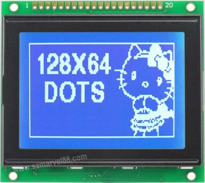Китай M12864L-B5, модуль LCD 12864 графиков, дисплей 128 x 64 точечных матриц, STN (голубое), transmissiv продается