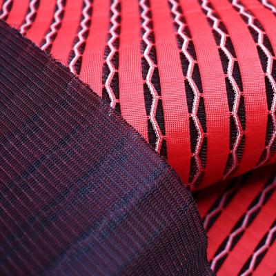 China Seat Back 450gsm Air Mesh Fabric 100% Heavy Duty Polyester Mesh Fabric for sale