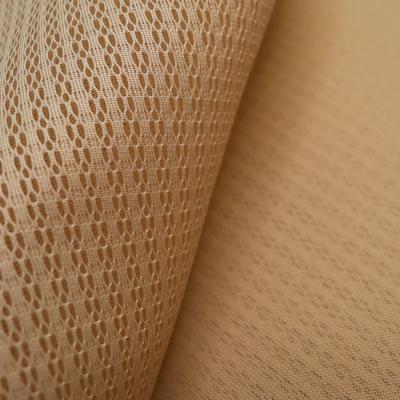 China Knitted Grey Polyester Mesh Space Mesh Fabric 3mm For Seat Back for sale
