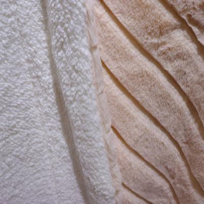 Cina Poliestere a doppio lato copertura di pelliccia finta Decorative pellicce getta per divano in vendita