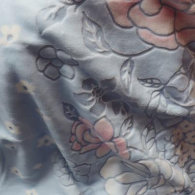 Cina Copertina di velluto di corallo di poliestere doppio lato di pelliccia finta Letto lancia copertina fantasma in vendita