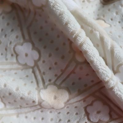 Cina Copertina di velluto di corallo di poliestere doppio lato di pelliccia finta Letto lancia copertina fantasma in vendita