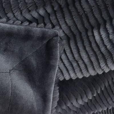 Cina Poliestere a doppio lato copertura di pelliccia finta Decorative pellicce getta per divano in vendita