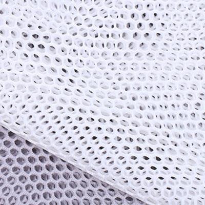 China 220gsm Water Resistant Air Mesh Fabric Knitted 100 Polyester Mesh For Beding for sale