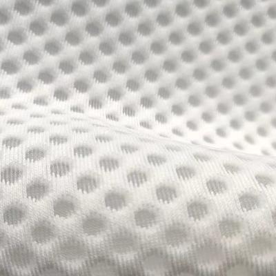 Cina Airmesh traspirante tessuto di maglia di poliestere bianco maglia di poliestere riciclata 430gm in vendita