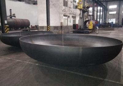 Cina Q345R Testa emisferica in acciaio al carbonio di 1000 mm di diametro Teste ellittiche in vendita