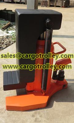 China Lifting toe jack description for sale