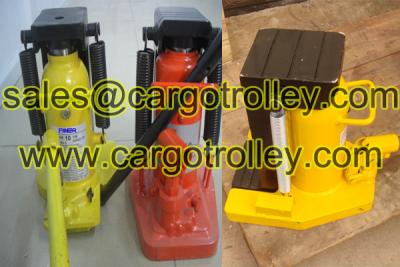 China Lifting moving jack instruction for sale