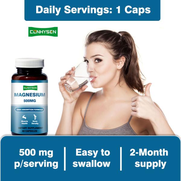 Quality Magnesium Capsules For Promote Better Sleeep Support Calm Relaxation for sale