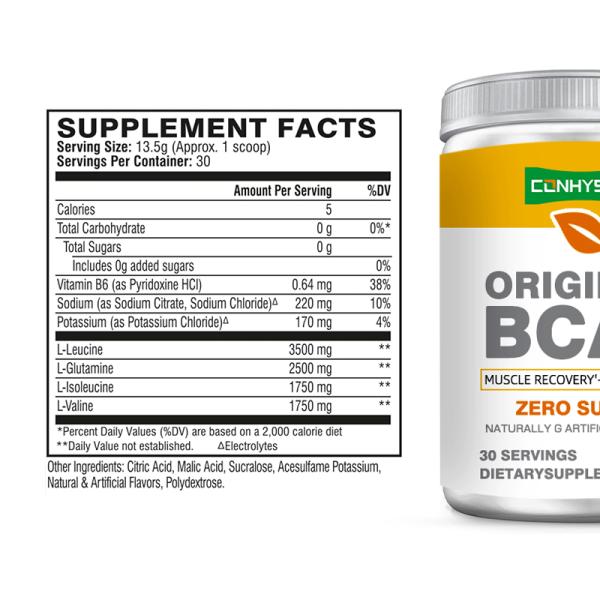 Quality Customization Original BCAA Powder 0 Sugar Muscle Recovery Electrolytes Support for sale