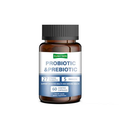 Cina Prezzo all'ingrosso Probiotici Prebiotici Capsule Migliorano la produzione ormonale Ingredienti naturali in vendita