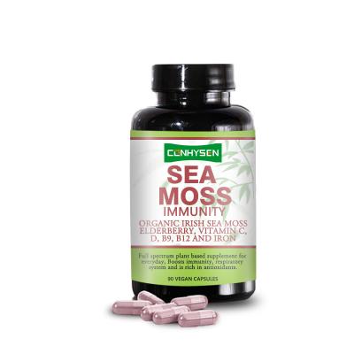 China Factory Customization 7-In-1 Formula Strengthen Respiratory System Sea Moss Capsules 90 Capsules for sale