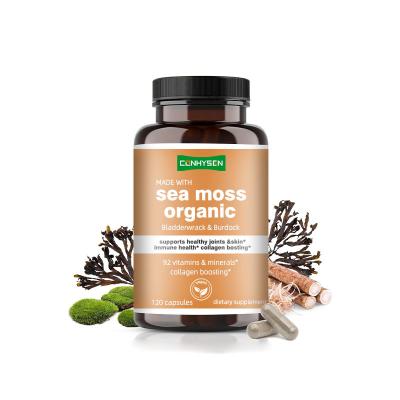 China Organic Sea Moss Capsules With Bladderwrack Burdock Supports Healthy Joints And Skin for sale