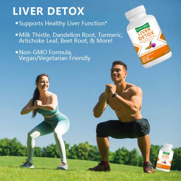 Quality Liver Detox Capsules Liver Detox Cleanse Supplement For Liver Function Support for sale