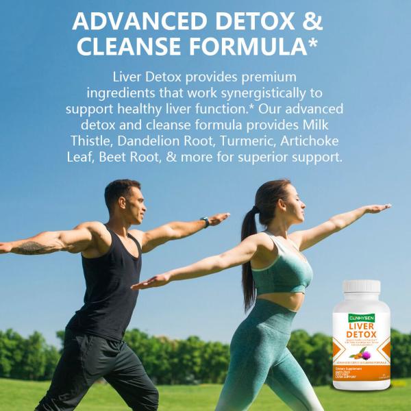Quality Liver Detox Capsules Liver Detox Cleanse Supplement For Liver Function Support for sale