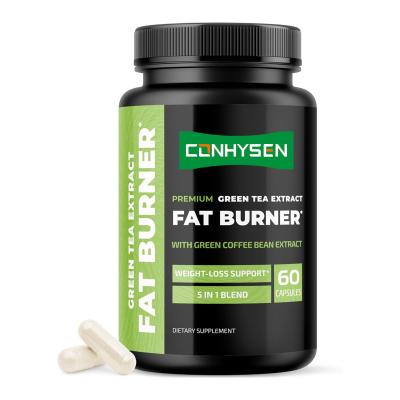 China Premium 5-in-1 Fat Burner Blend with Green Tea Extract Garcinia Cambogia Raspberry Ketones Natural Weight Loss Support for sale