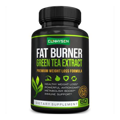 China Organic Green Tea Extract Weight Loss Capsules With Green Coffee Bean Natural Slimming Fat Burner Supplements for sale