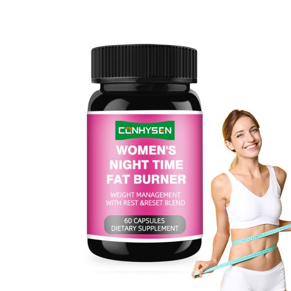 Quality Factory Supply Women's Night Time Fat Burner Capsules Promotes Weight Management with Rest & Reset Blend for sale