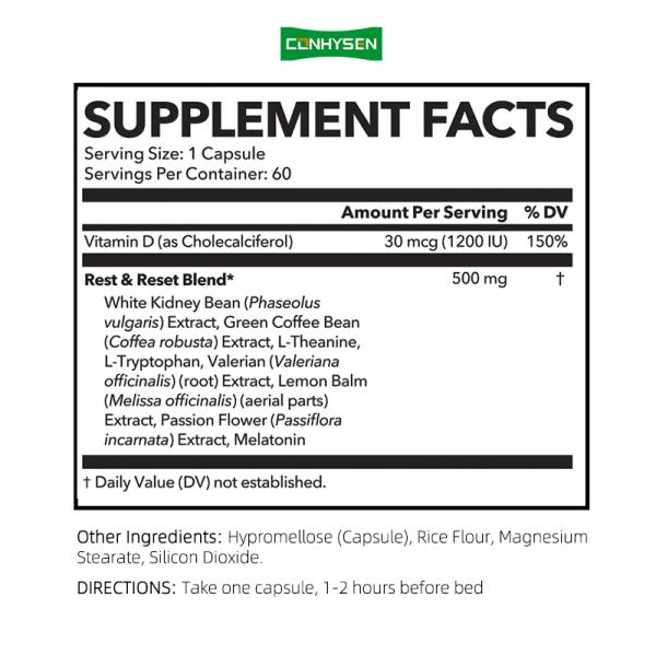 Quality Custom Label Slimming Supplement Women's Night Time Fat Burner Capsules Supports for sale