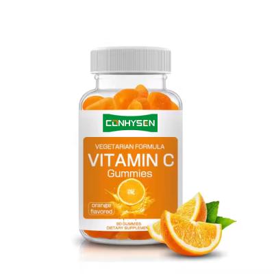 China Vitamin C Orange Fruit Extract Gummies Healthy Hair & Redeces Cardiovacular Risk Vitamin C Gummies for sale