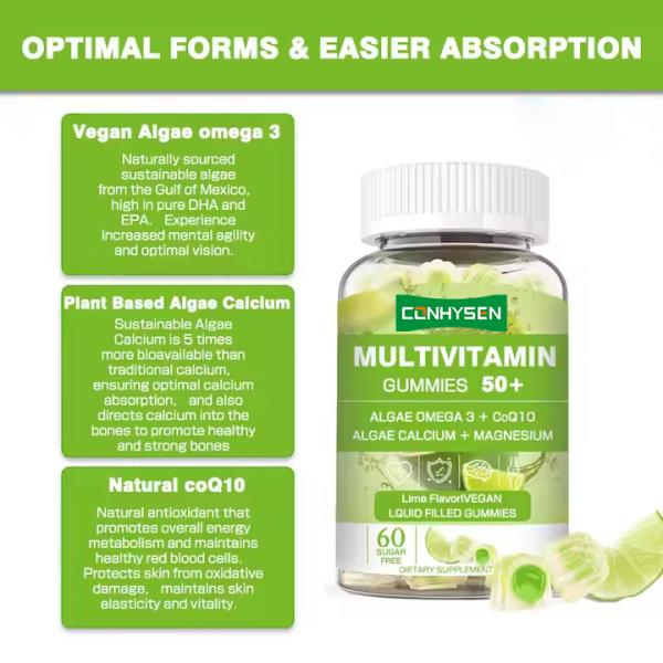 Quality OEM ODM Multivitamin Gummies Calcium Mood Balance & Increase Energy Level for sale