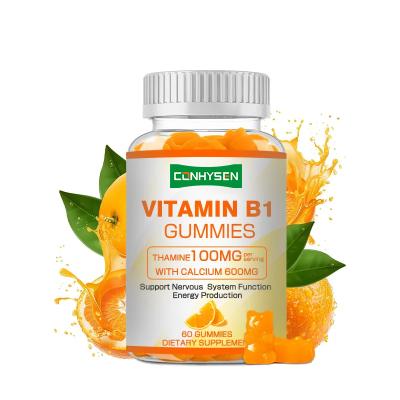 China Private Label Vitamin B1 Gummies Boosts Energy Promote Heart Health Maintain Health Natural Supply for sale