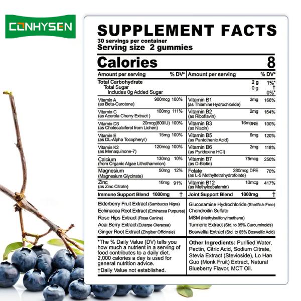 Quality Vitamin D3 K2 Gummies Calcium Dietary Supplement Support Bone Healthy Joints for sale