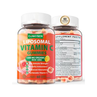 China Private Label Sugar Free Organic Iron Zinc Supplement Support Improve Skin Health Vitamin C Gummies for sale