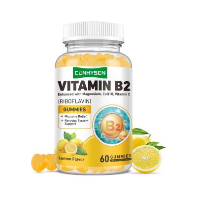 China OEM ODM Sugar Free Magnesium Dietary Support Nervous System Vitamin B2 Gummies for sale